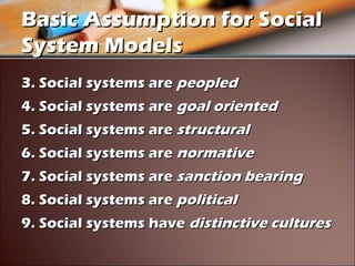 Social system of a school | PPT