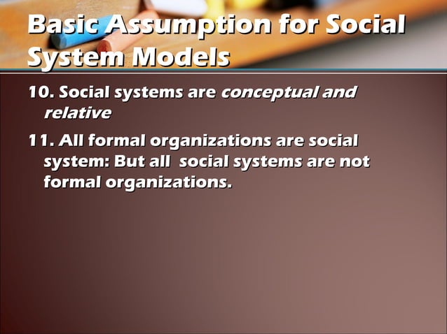 Social system of a school | PPT | Professional School | Postgraduate ...