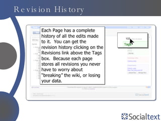 Socialtext Wiki Overview | PPT