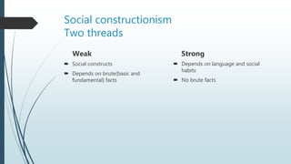 Social theories lecture 3 | PPT