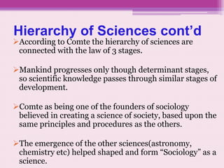 Classical Sociological Theorist (auguste comte) | PPTX