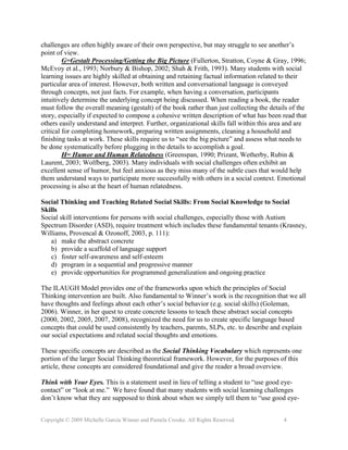 Social Thinking Journal Article | PDF