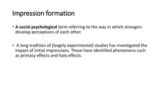 Social thinking & attribution | PPTX