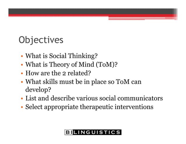 Social Thinking & Theory of Mind: Putting it all together | PDF | Brain ...