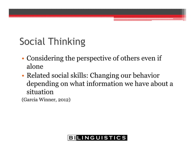 Social Thinking & Theory of Mind: Putting it all together | PDF | Brain ...