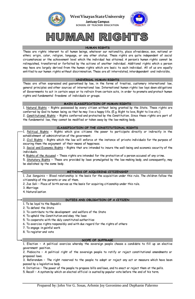 Social Trends and Issue - Human Rights | PDF