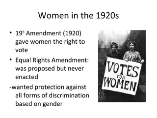 Social Unrest During the 1920s | PPT