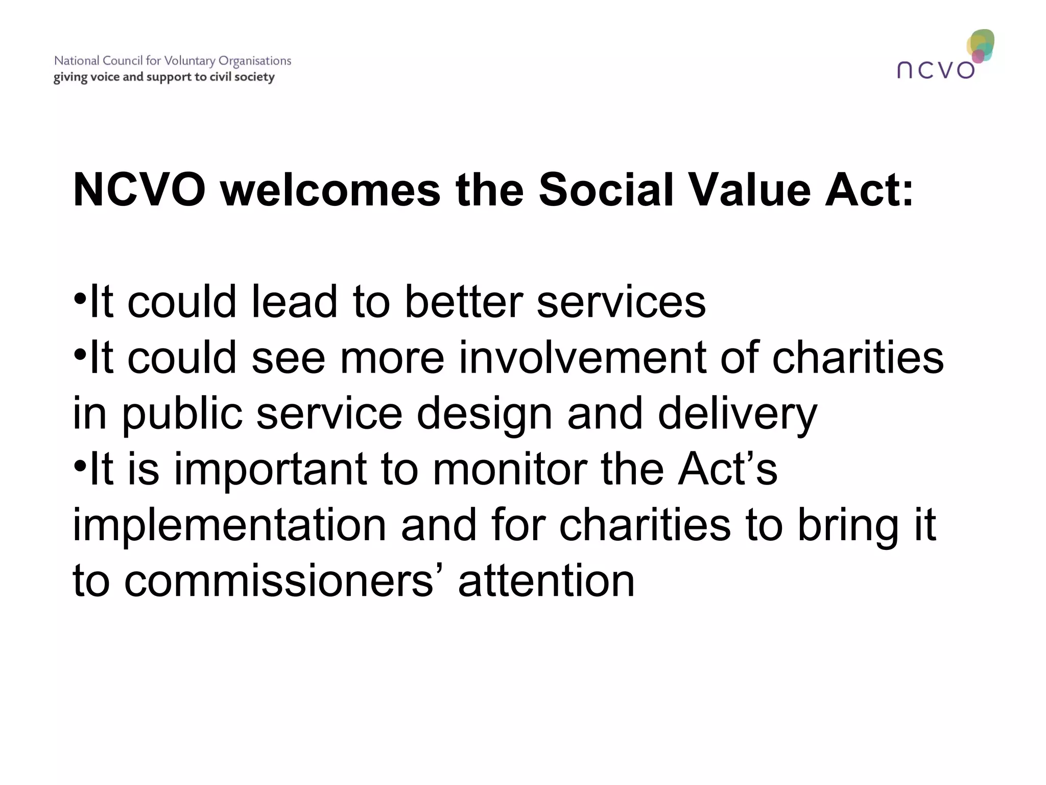 Social Value Act | PPT