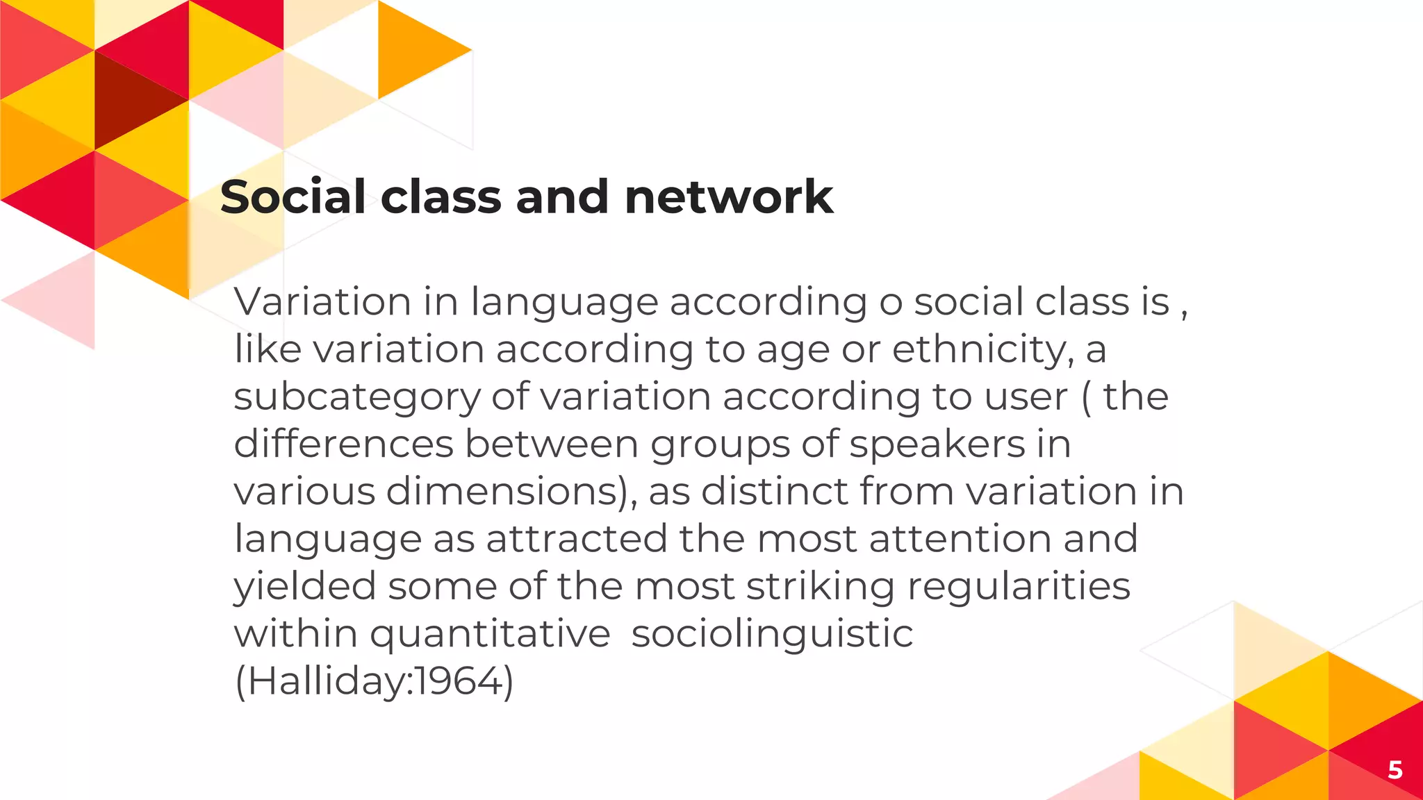 Social variation (SLT) | PPTX