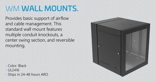 Wall Mounts from Great Lakes Data Racks & Cabinets. | PPT
