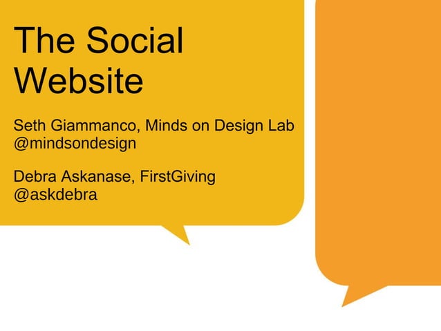 The Social Website: Integrating Social Media Into Website Design and ...