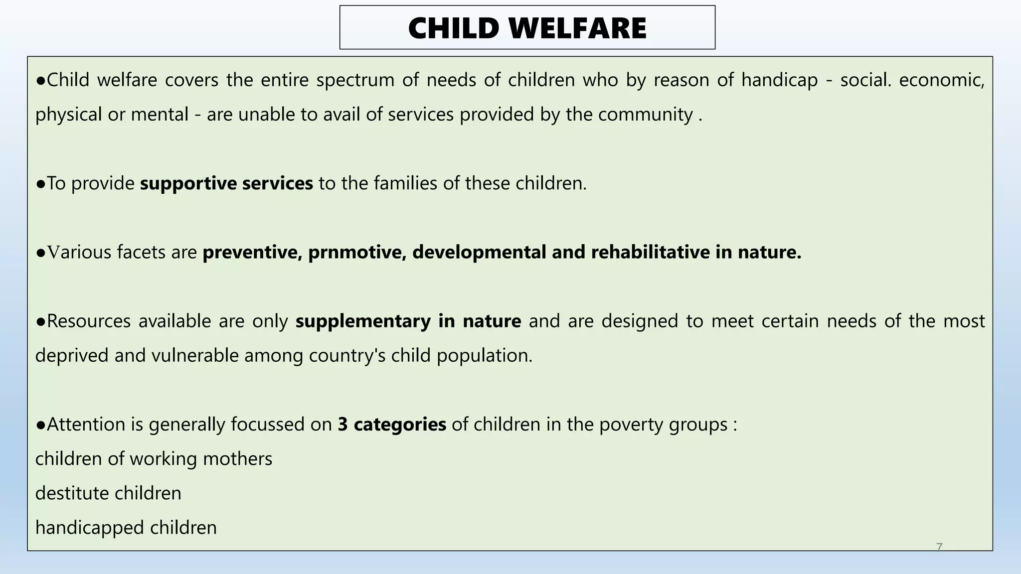 Social welfare programs in India | PPT