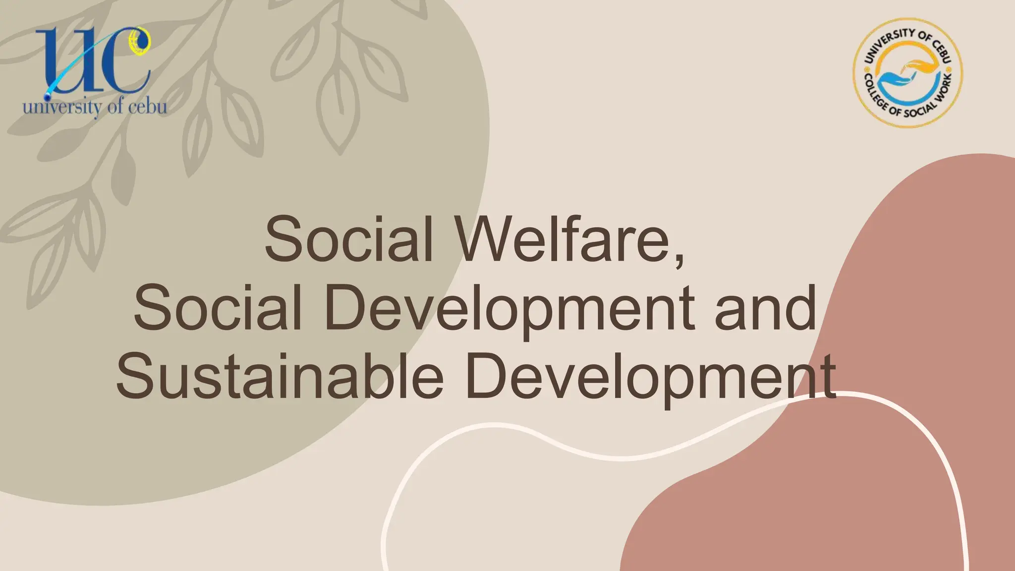 Social Welfare Social Development and Sustainable DEv | PPTX