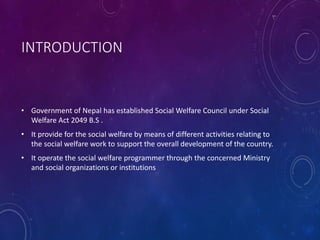 Social welfare act, 2049 | PPTX