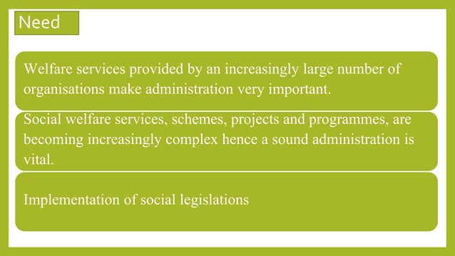 Social welfare administration | PPTX | Government Support and Welfare ...