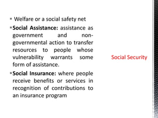 Social welfare administration | PPTX