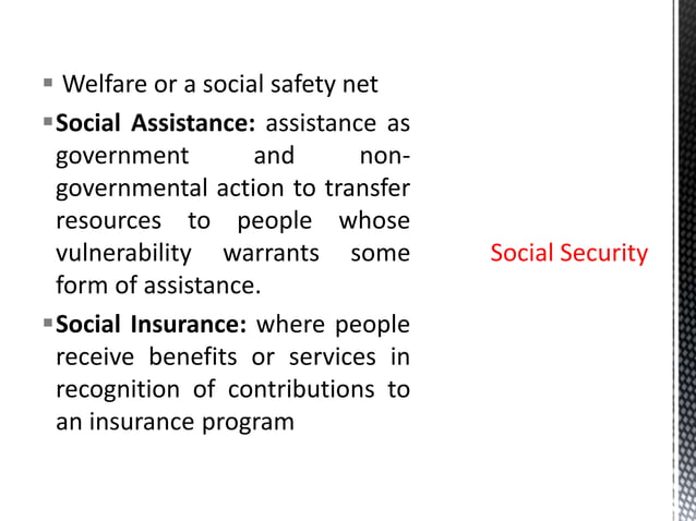 Social welfare administration | PPTX