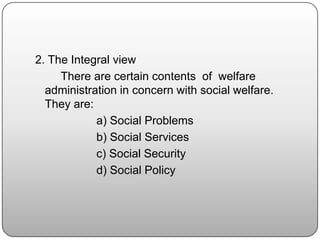 Social welfare administration (1) | PPTX