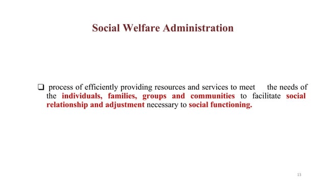 Social Welfare Agency and Administration.pdf | Business Administration ...