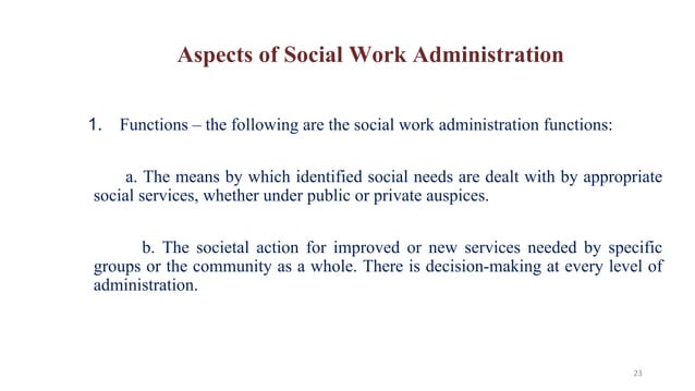 Social Welfare Agency and Administration.pdf | Business Administration ...