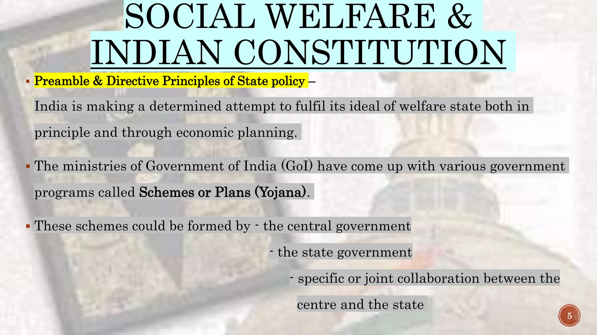 SOCIAL WELFARE PROGRAMMES IN INDIA.pptx