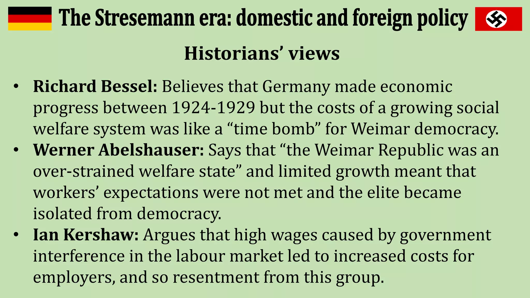 Weimar Germany - Social Welfare provisions.pptx