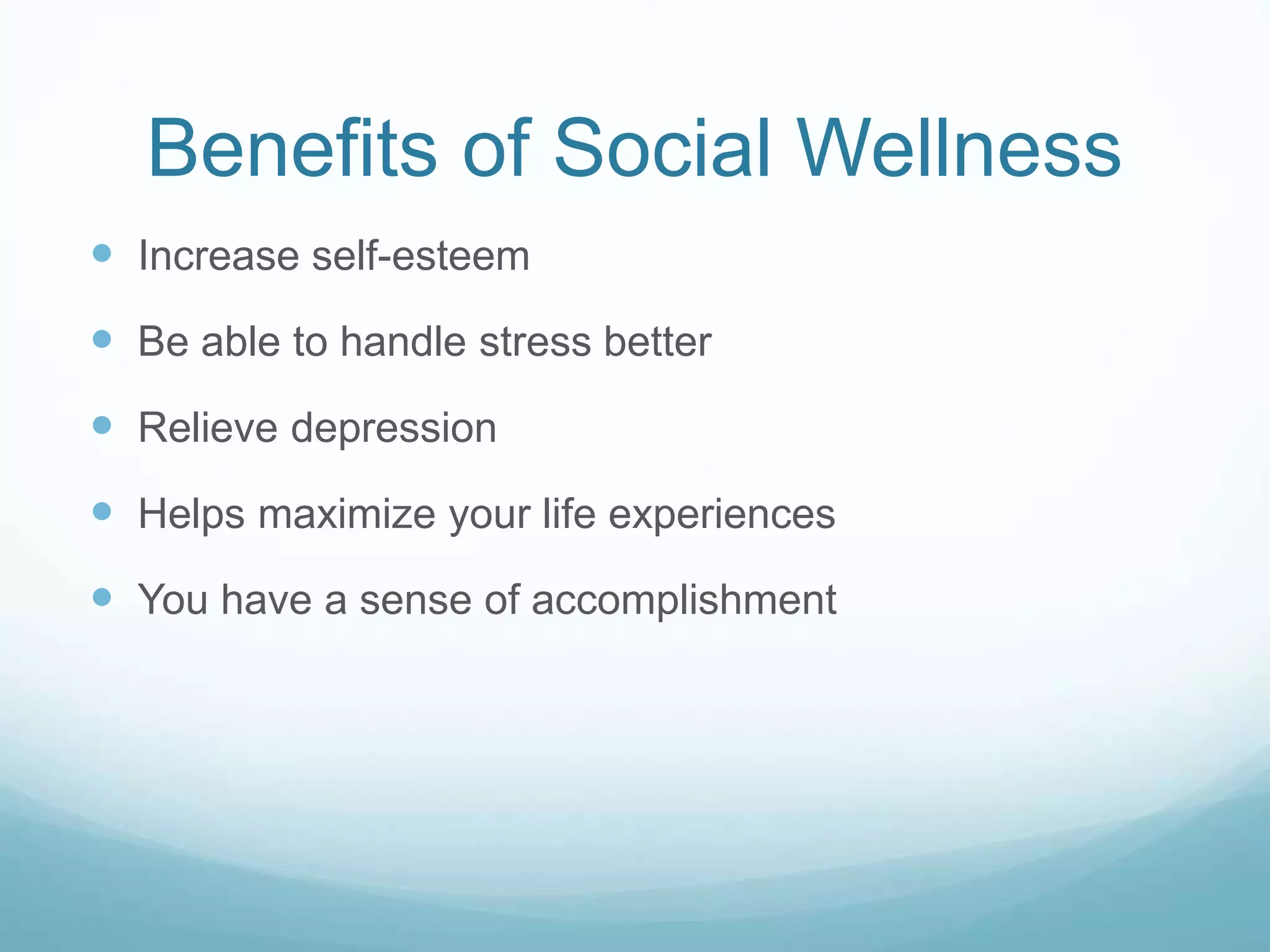 Social Wellness | PPTX
