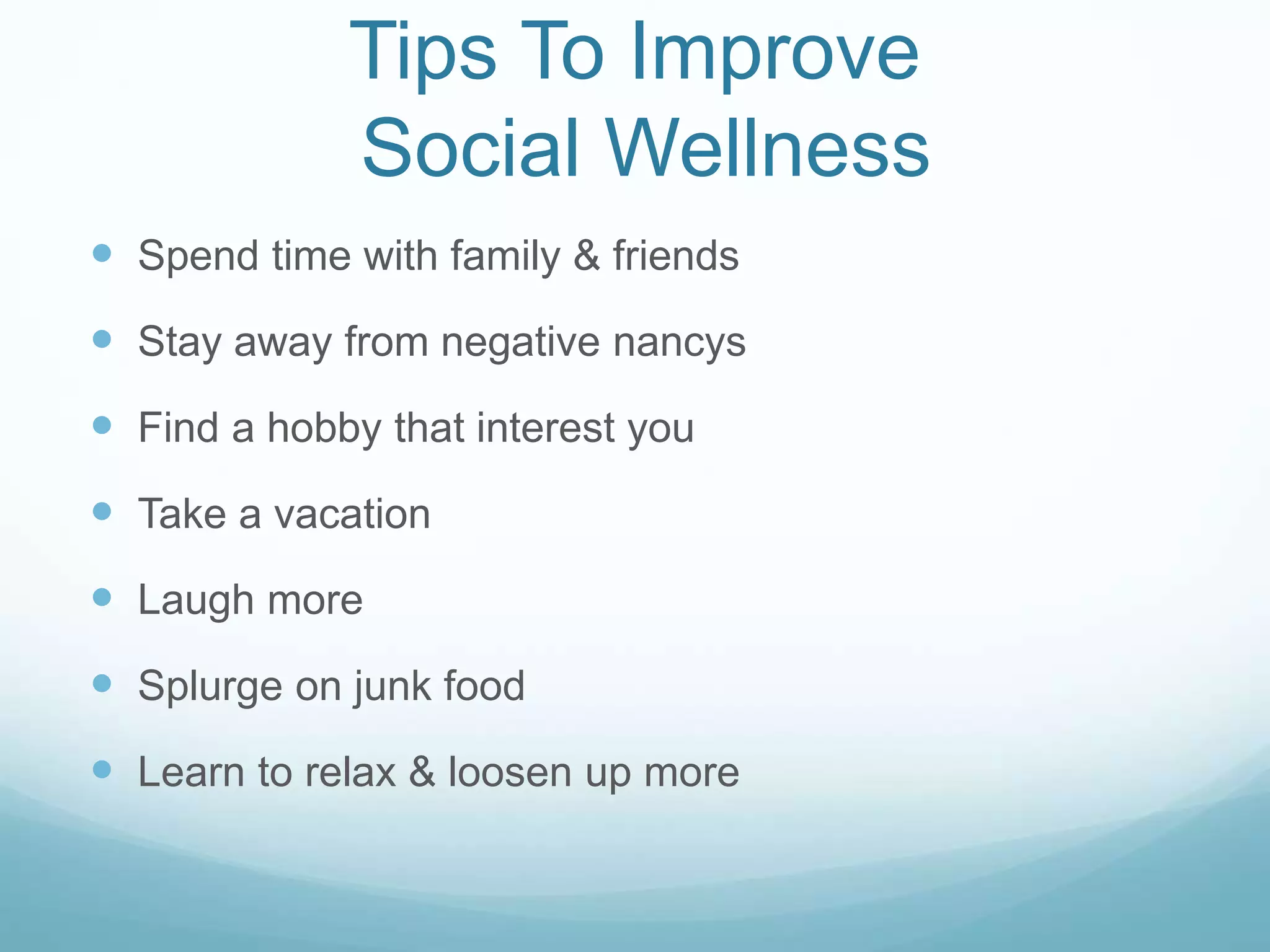 Social Wellness | PPTX