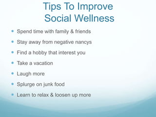 Social Wellness | PPTX