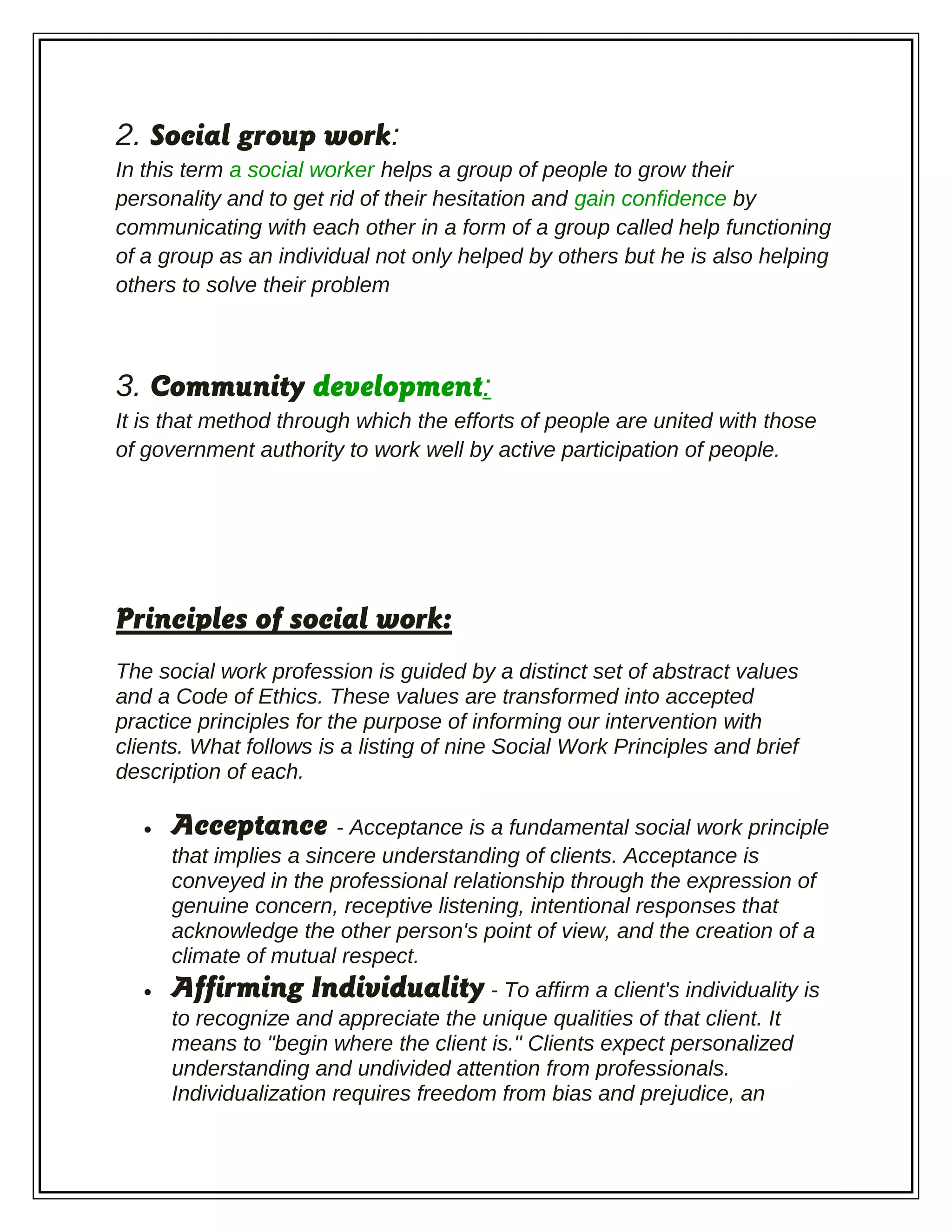 Social work... | PDF