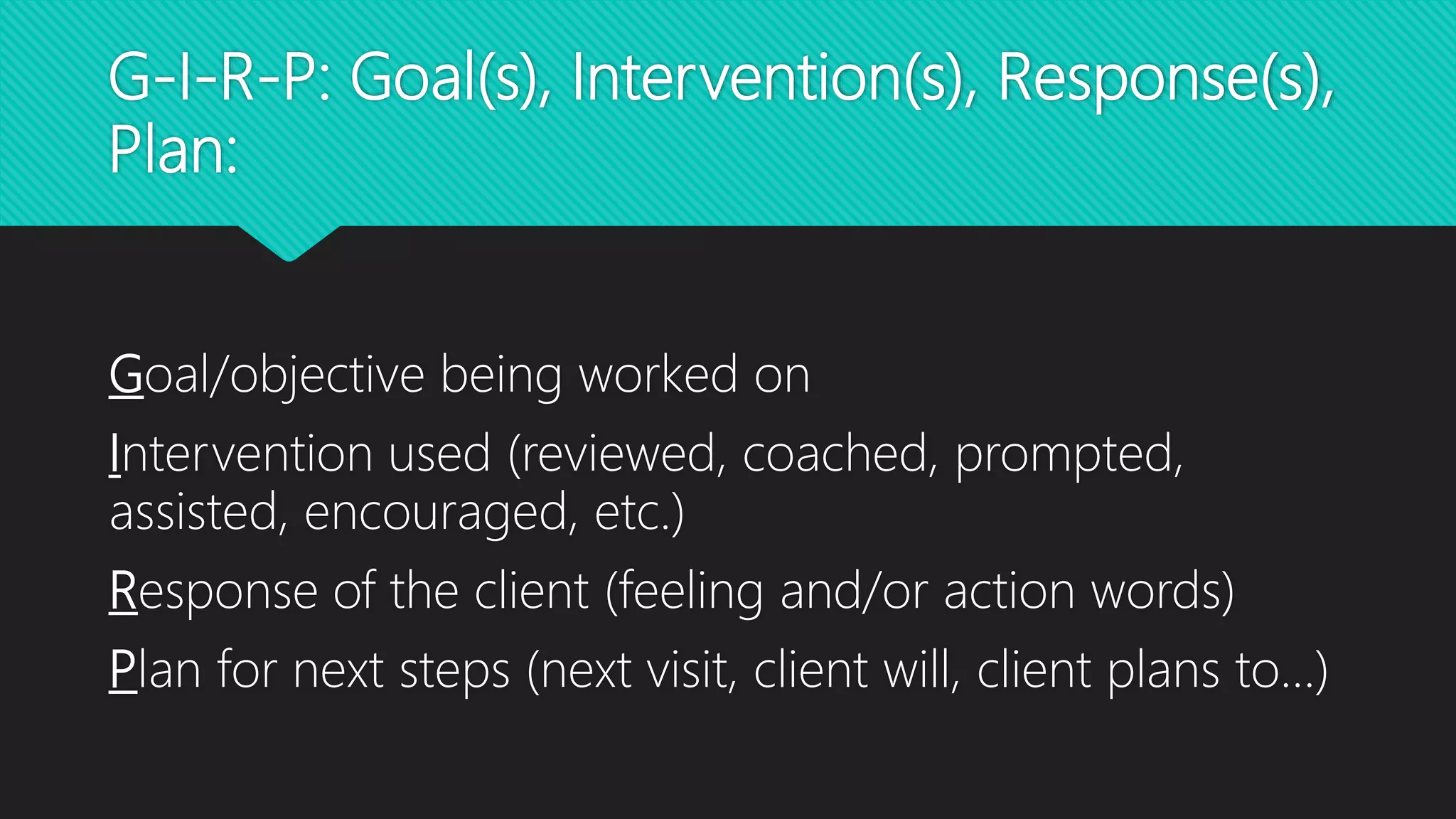 Social work documentation | PPTX