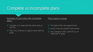 Social work documentation | PPTX