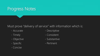 Social work documentation | PPTX