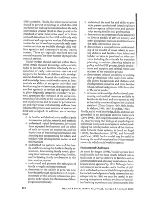 Social Work Early Intervention for Young Children with Developmental ...