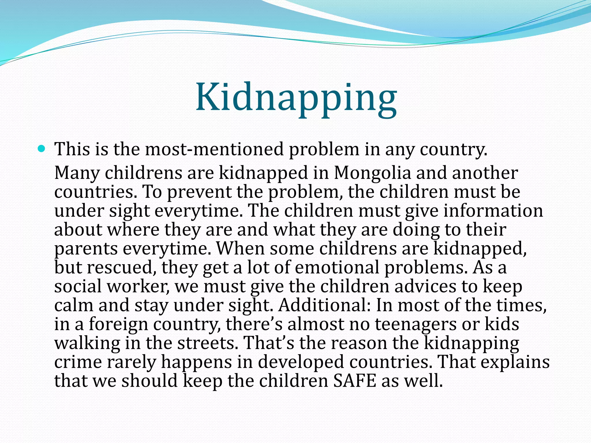 Social workers for children | PPTX