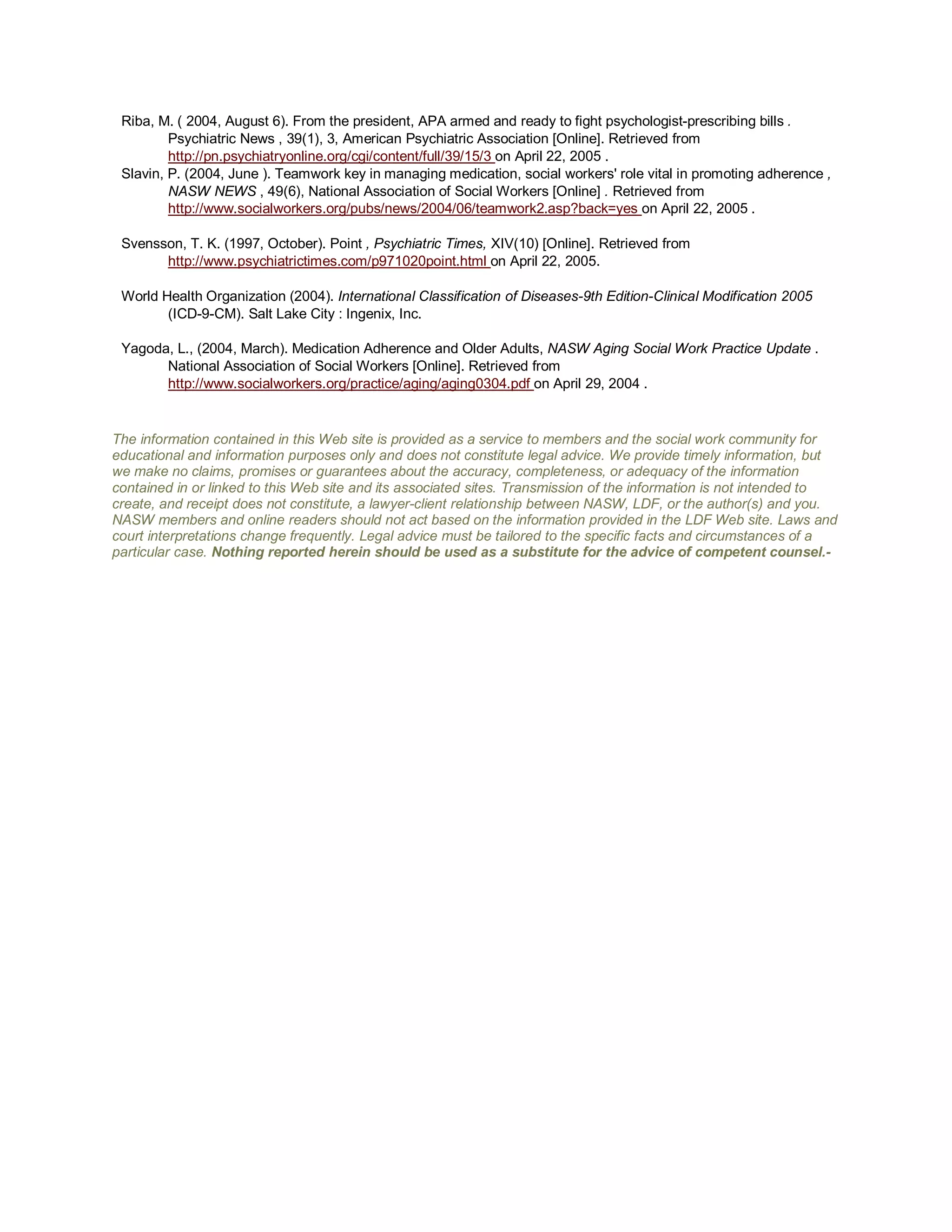 Social workers and medication management | PDF
