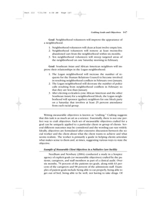 Social work: Crafting Goals and Objectives | PDF