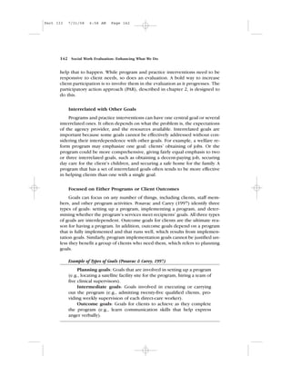 Social work: Crafting Goals and Objectives | PDF