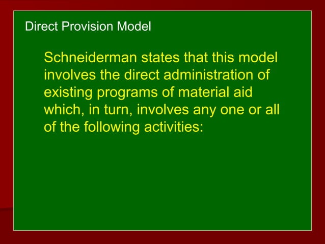 Social work helping models and approaches | PPT