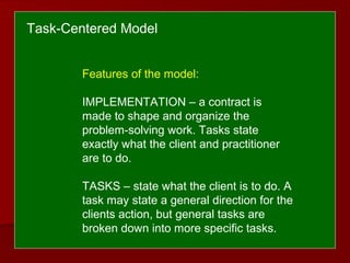 Social work helping models and approaches | PPT