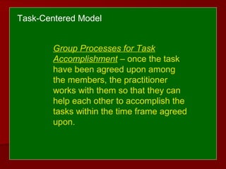Social work helping models and approaches | PPT