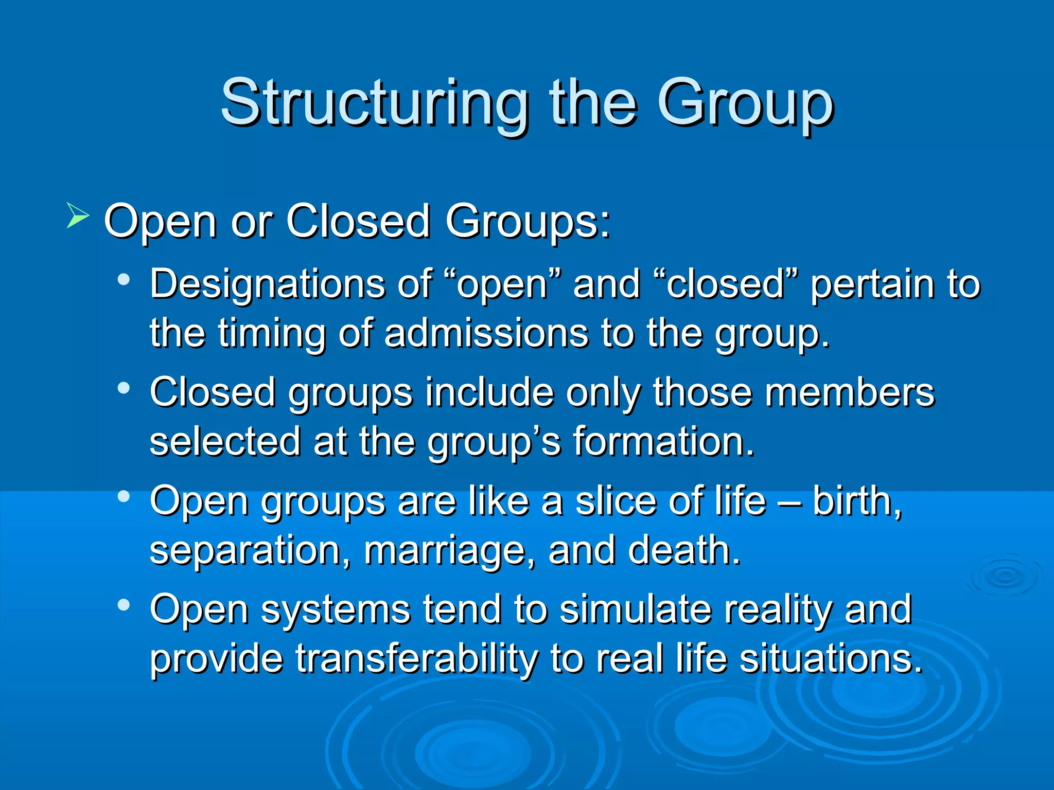 Social work practice with groups | PPT
