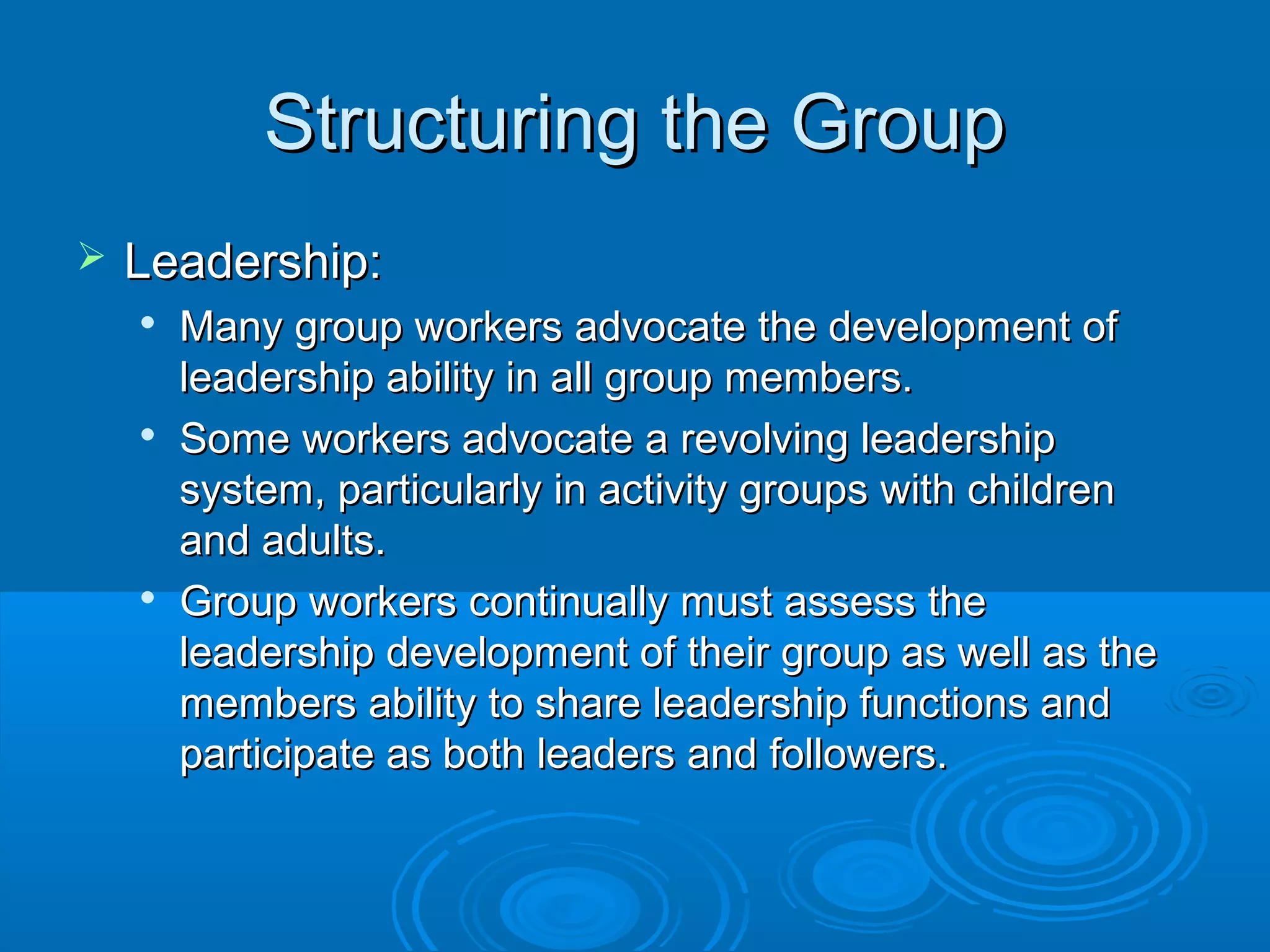 Social work practice with groups | PPT