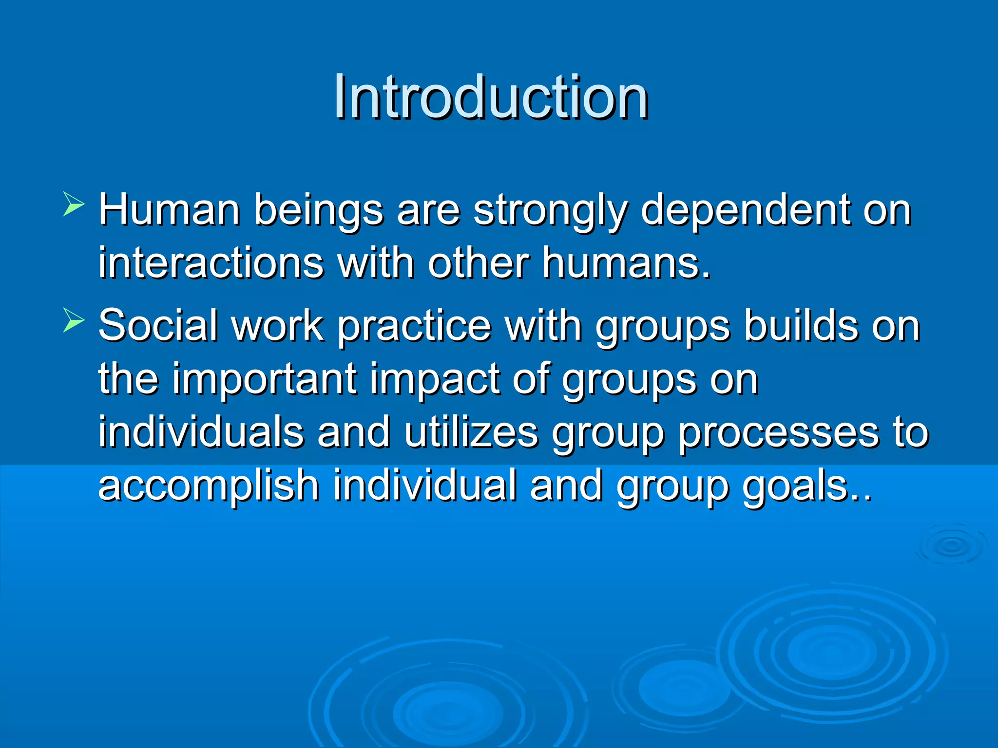 Social work practice with groups | PPT