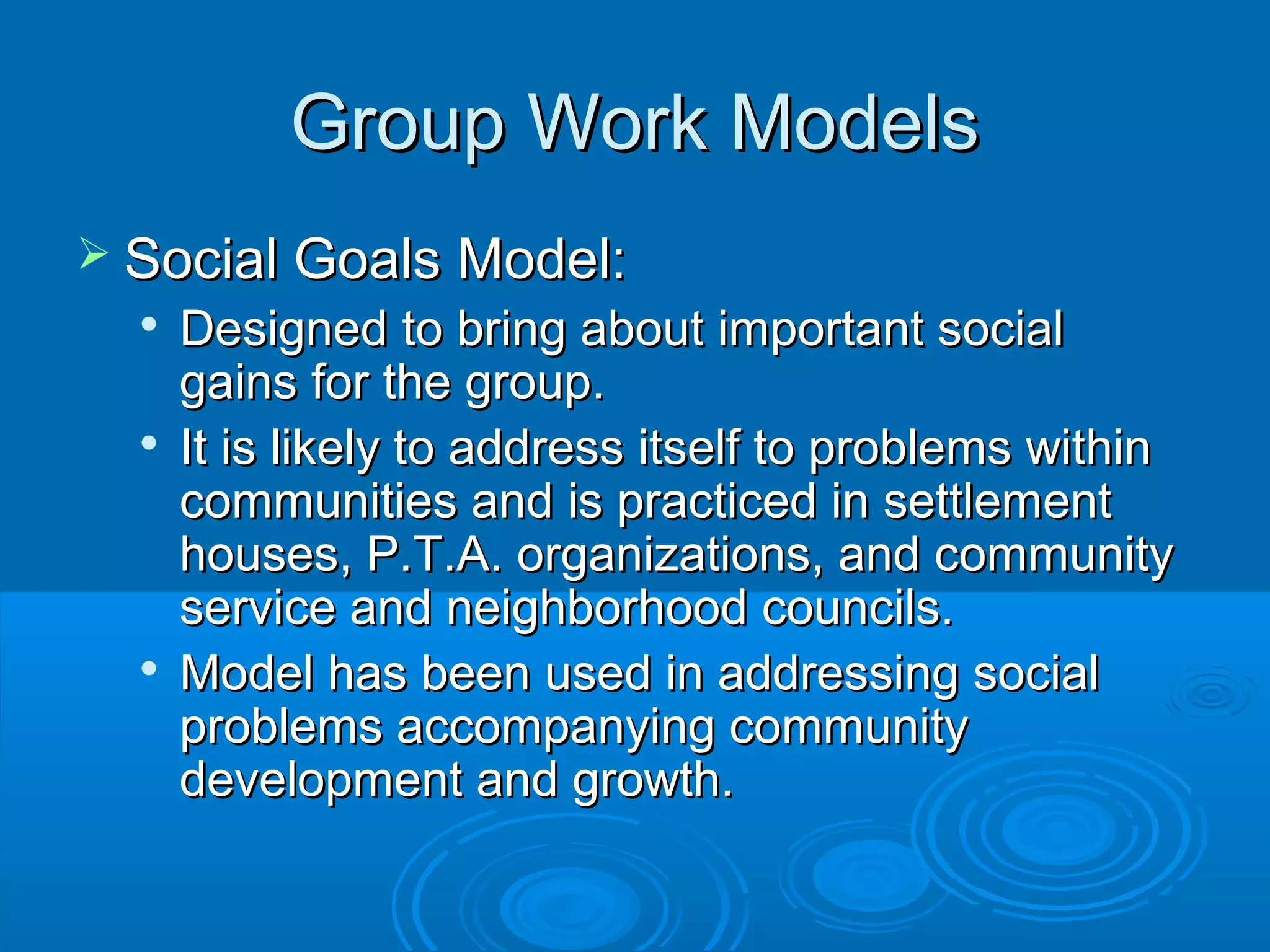 Social work practice with groups | PPT