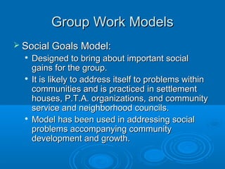 Social work practice with groups | PPT