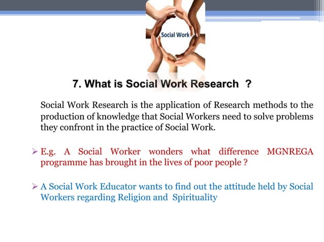 Social work research | PPT | Educational Assessment | Education