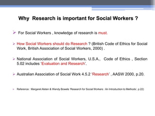 Social work research | PPT