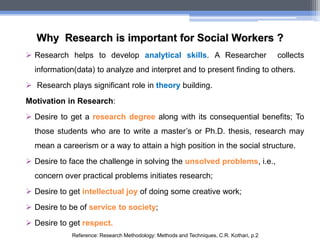 Social work research | PPT | Educational Assessment | Education