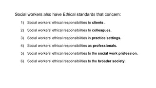 Social work values & ethics | PPTX